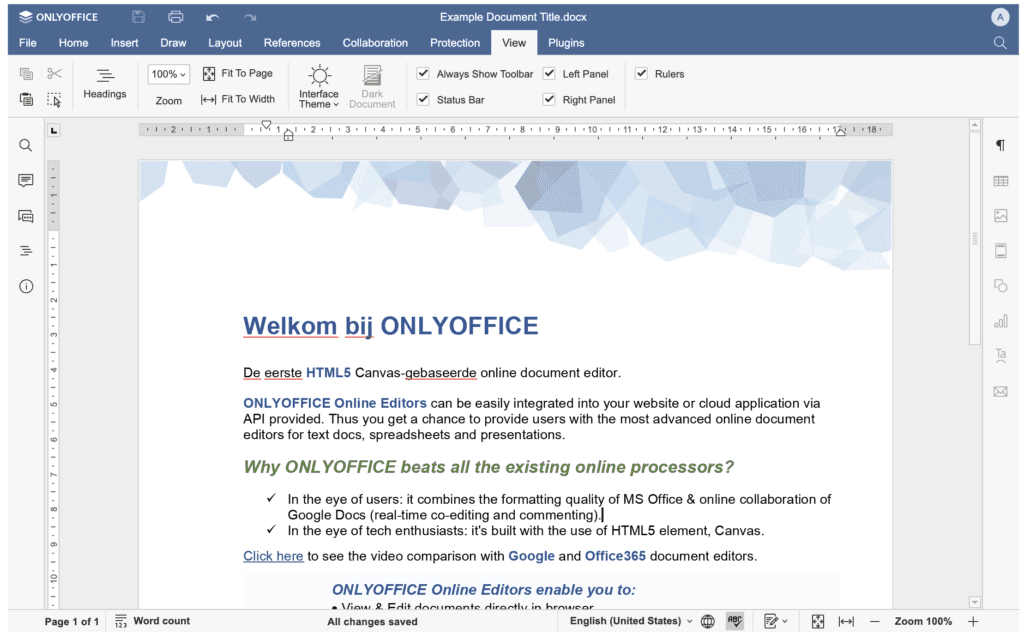 Getting started with a VPS with OnlyOffice Docs | Hosting.NL